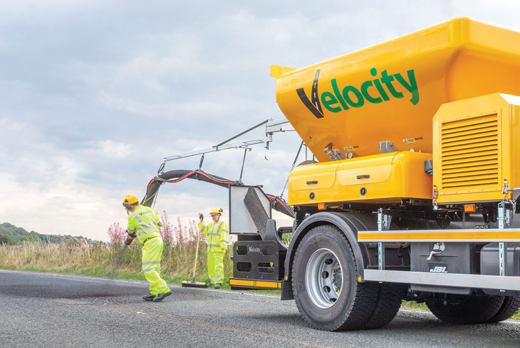 Spray Injection Patching - Velocity